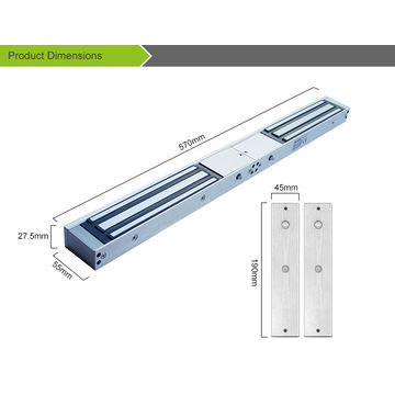 China Double Maglock Door Electric Magnetic Lock 800 lbs For Wooden ...