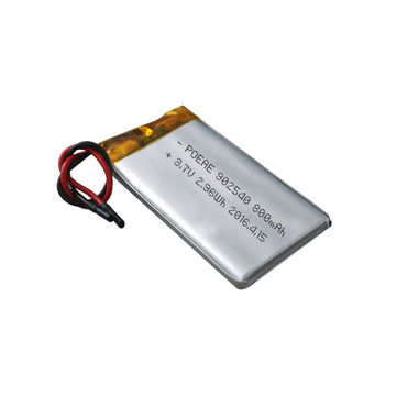 China OEM pouch size 9mm thickness 3.7v 800mah 902540 rechargeable lipo battery pack on Global ...