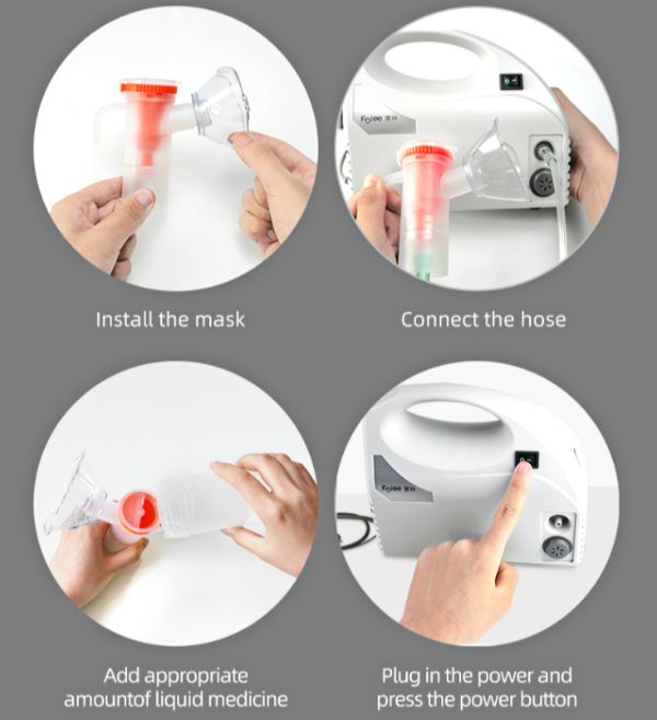 China Medical device nebulizer machine electric asthma nebulizer on ...