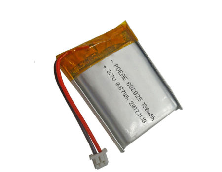 China Economical 602025 3.7v 180mah small rechargeable lipo battery for ...