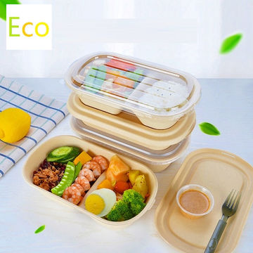China PLA 100% Biodegradable Compostable to go Containers food ...