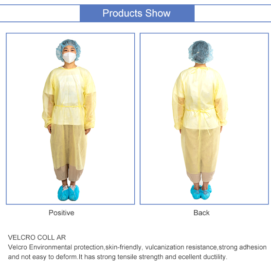 China Isolation Gown Factory Robe Barrier Surgical Gown Disposable ...