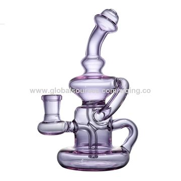 China Glass water pipe,Glass bong,Dab rig,recycler,factory price,hand ...