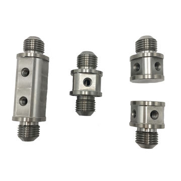 China CNC milling turning small stainless steel adaptor steel fittings ...
