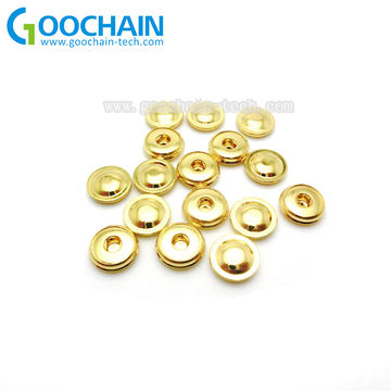 China Gold Plated 5.0 4.0 3.5mm Female Electrode Button Snap for ECG ...