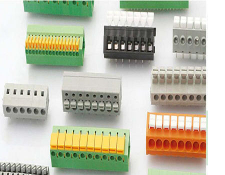 Terminal Blocks with Phosphor Bronze Wire Guard, Terminal Block ...