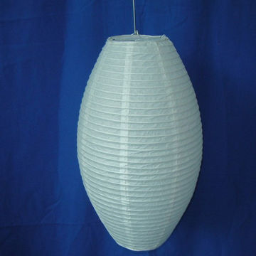China Oval Paper Lamp Shades Pendant Light Lampshades on Global Sources ...
