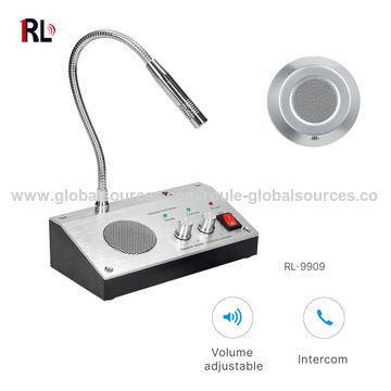 China Two Way Audio Communication Bank Service Window Counter Intercom ...