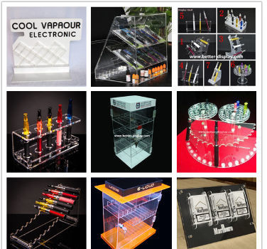 China Custom acrylic plexi glass display cabinet with pusher and led ...