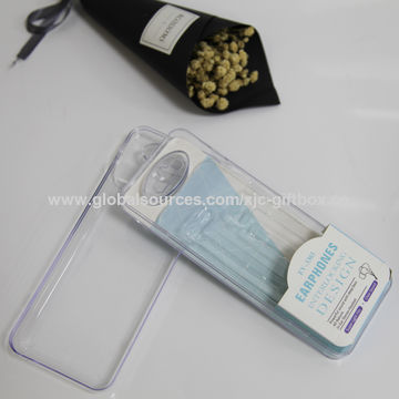 China Function custom plastic clear earphone acrylic boxes with PVC ...