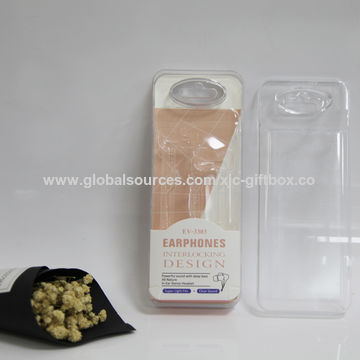 China Function custom plastic clear earphone acrylic boxes with PVC ...