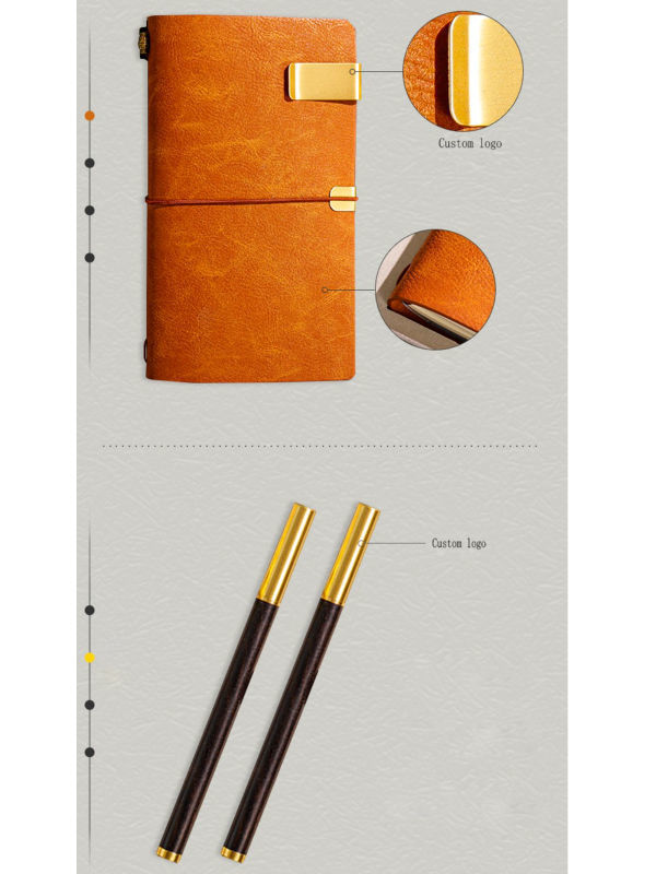 Office Business Stationary with Pen and Leather Notebook Gift Office ...