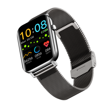 China Fashion Square Smart Watch Steps Calories Counter Heart Rate ...