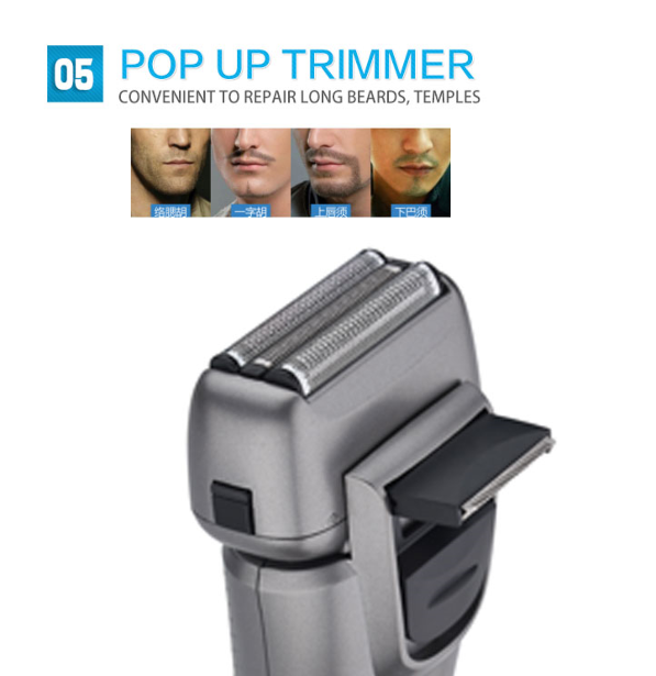 China High speed Maglev linear motor man shaver men beard Trimmer Wet ...