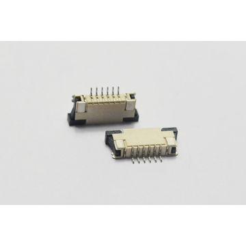 China FPC Connectors 1.0mm Upper Contact type 6pin factory wholesale ...