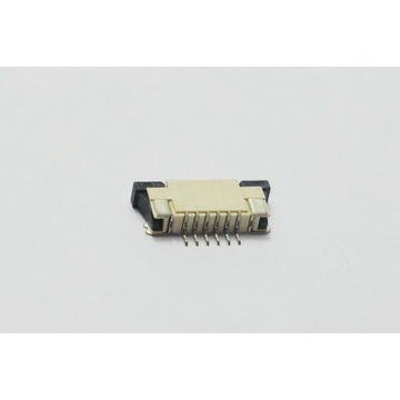 China FPC Connectors 1.0mm Upper Contact type 6pin factory wholesale ...