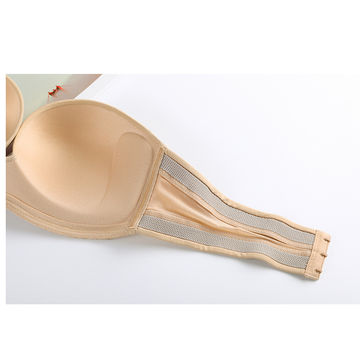 China Women silicone strapless seamless one piece ultimate bra on ...