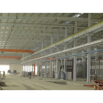 China Prefab light portal frame warhouse steel structure warehouse ...