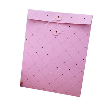 China Recycled black art paper Custom Cardboard Pouch Paper Envelope ...