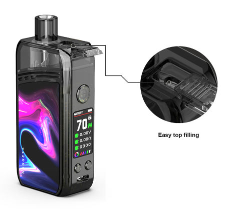 China China Manufacturer CBD Rechargeable Vape Pod kit 200W on Global ...
