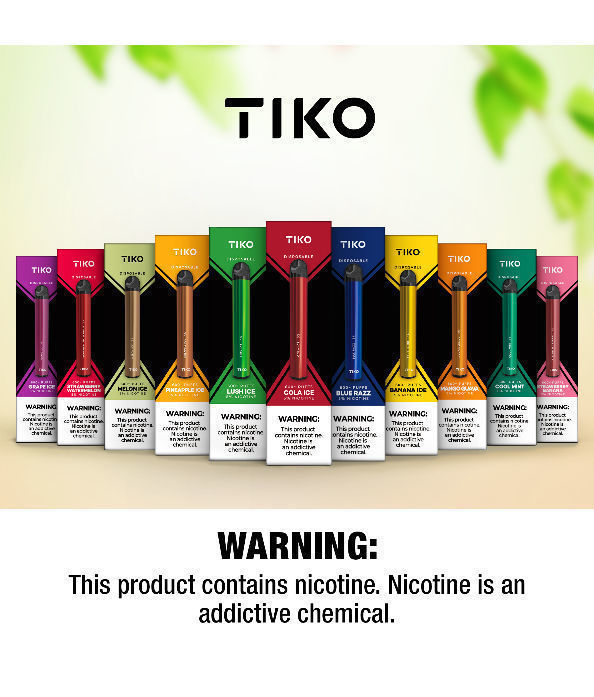 TIKO Vape Cartridge 2.2ml E-Juice Disposable Vape Pod System ...