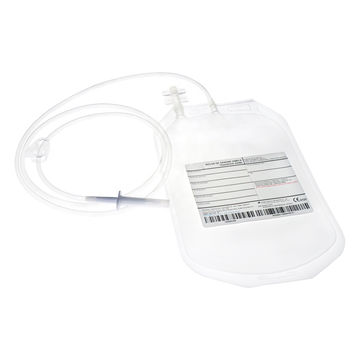 China Disposable Medical Sterile Blood Bag For Blood Collection Single ...