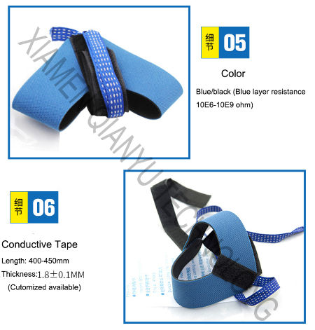China Synthetic Rubber Anti Static Wrist Straps Used in Workshop on ...
