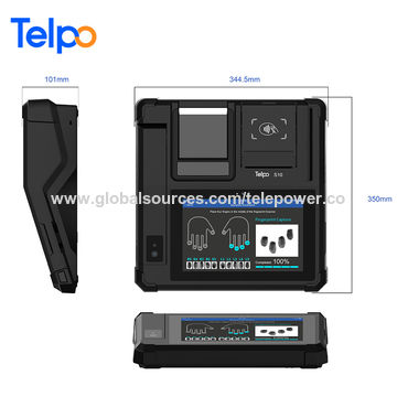 China S10 FAP60 4-4-2 fingerprint scanner population enrollment device ...