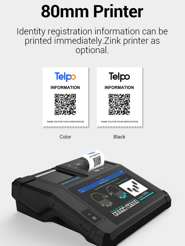 China S10 FAP60 4-4-2 fingerprint scanner population enrollment device ...