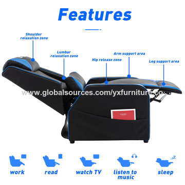 China 2021 New comfortable PU leather gaming sofa chair for PUBG gamer ...