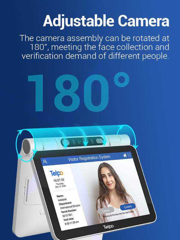 China Telpo D2 Android Desktop Europe Biometric vaccination health qr ...