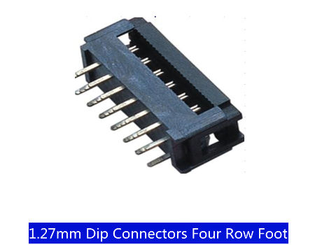 China 1.27mm Dip Connectors Four Row Foot on Global Sources,pcb ...
