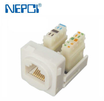 China CAT5E network keystone jack connector 110IDC, NPECI XJY-NE-27A ...
