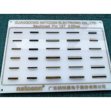 China Pin Headers with 2.54mm Pitch Pin Header, Right Angle Type, PA6T Gold Plating on Global ...