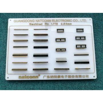 China Pin Headers with 2.54mm Pitch Pin Header, Right Angle Type, PA6T Gold Plating on Global ...