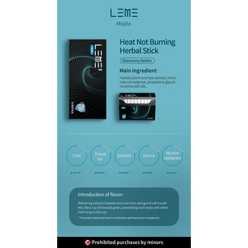 China Discovery Mojito Flavor Heat Not Burn Stick,tobacco free on ...