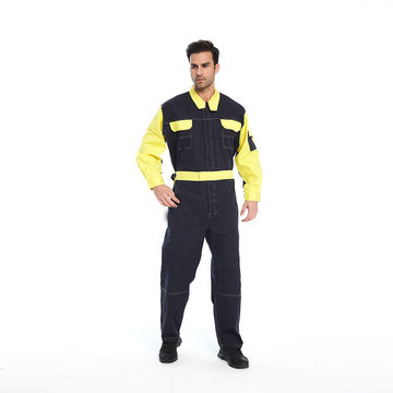 China Flame Resistant Long Sleeve Coverall Fire Retardant Work wear ...