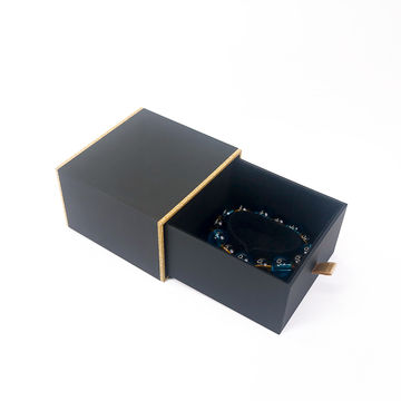 China Drawer Square Black Plastic Velvet Custom Jewelry Bangle ...