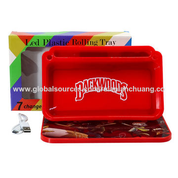 China Backwoods Led tray serving trays plastic tray cigarette rolling ...