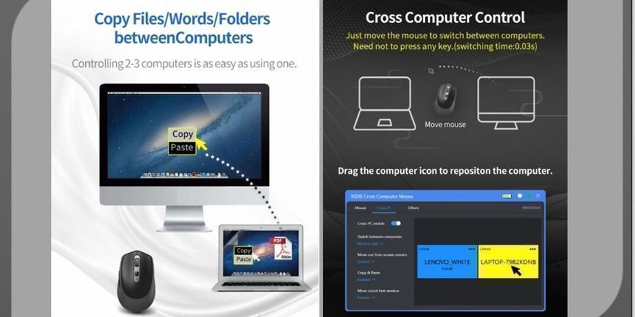 China Cross Computer Wireless Mouse: Able to flow files and folders ...