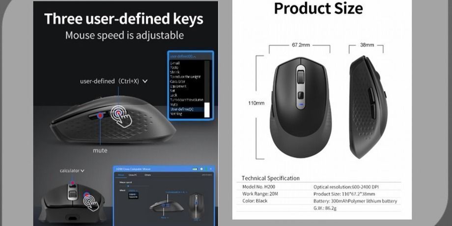 China Cross Computer Wireless Mouse: Able to flow files and folders ...