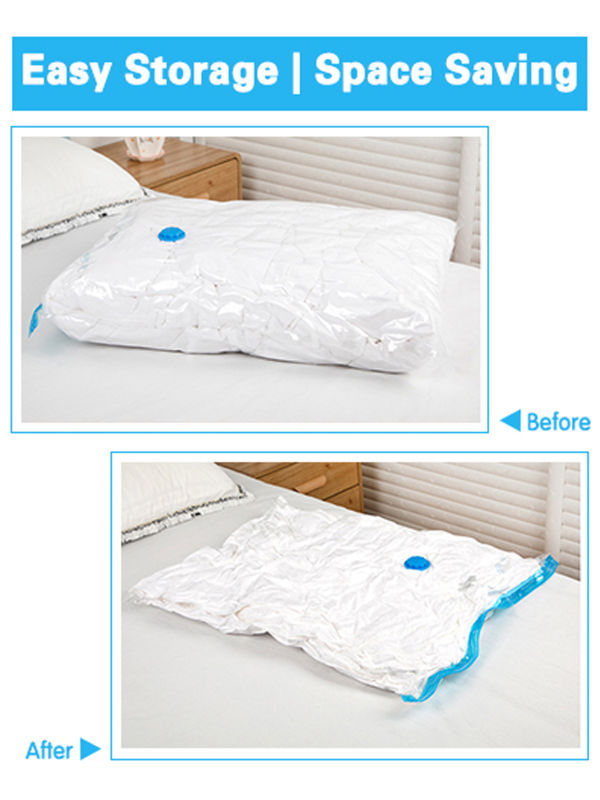 Clothing Vacuum Compression Bag With Inflator Hand Pump Space Saver ...