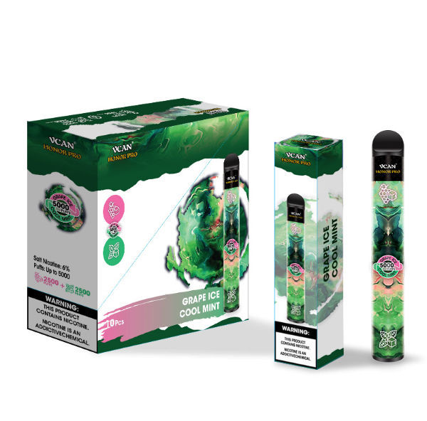 Wholesale Vcan Honor Pro 5000 Puffs 2-in-1 Original Disposable ...