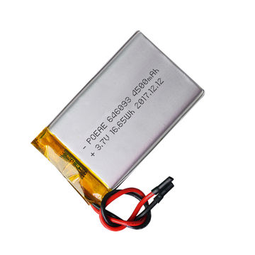 China 646093 3.7v 4500mah rechargeable lipo battery with well insulated ...