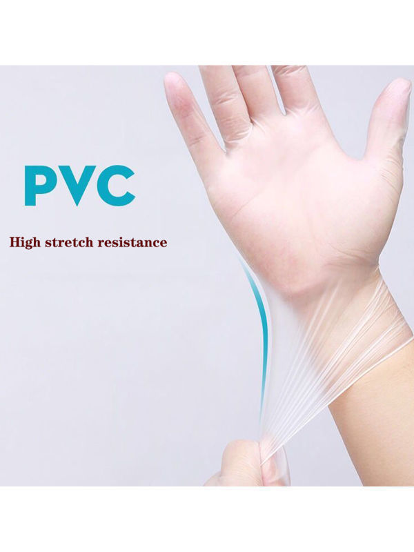 Household PVC gloves kitchen cleaning PVC gloves disposable Vinyl ...