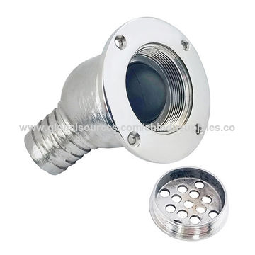 China Boat Deck Drain Scupper W/80mm Ball For Hose 1-1/2 on Global ...