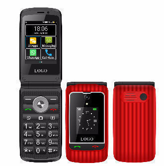 China 4G Android senior flip phones with GPS, SOS on Global Sources,4G ...