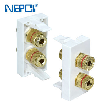 China Multi media connector module 22.5x45mm, XJY-8081098+F81-01 ...