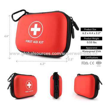 China Mini First Aid Kit Small Water-Resistant Hard Shell Case Perfect ...