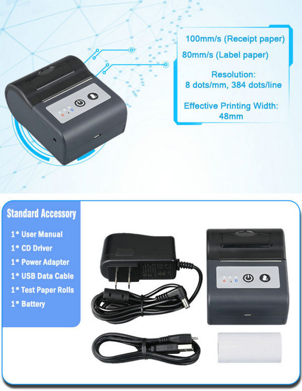China 80mm QR Code Mobile Supermarket Hand Thermal Label Sticker ...